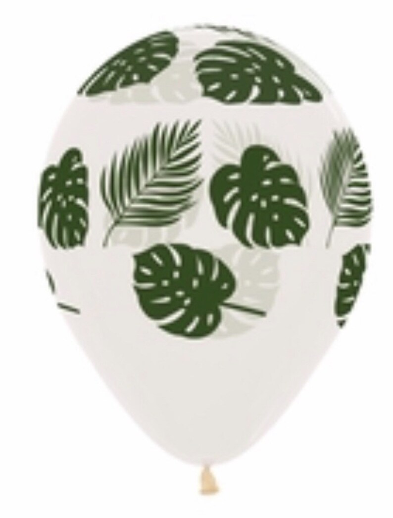 Palm Frond Balloons - Leaf Balloon - Tropical Balloons - Wild One Party ...