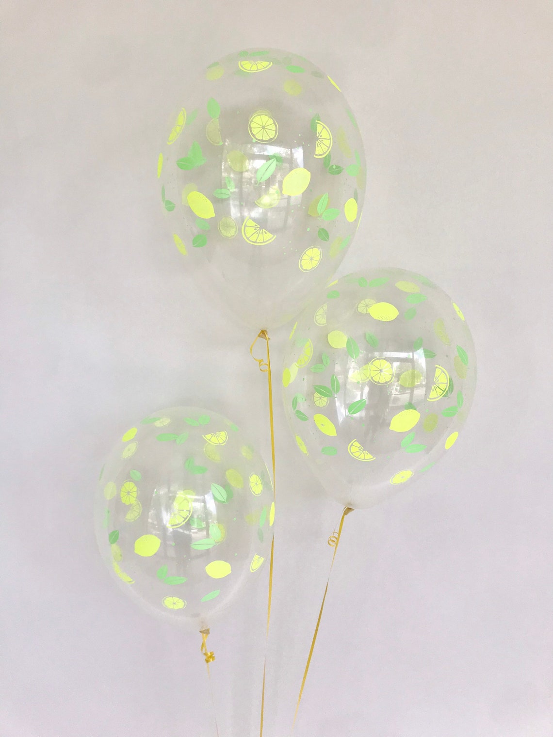 Lemon Balloons Lemon Squeezy Main Squeeze Fruit Balloons - Etsy