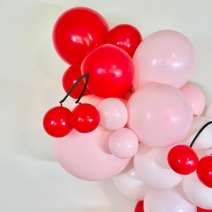 Cherry on Top Balloon Garland Cherry Baby Shower Shes the Cherry on Top ...