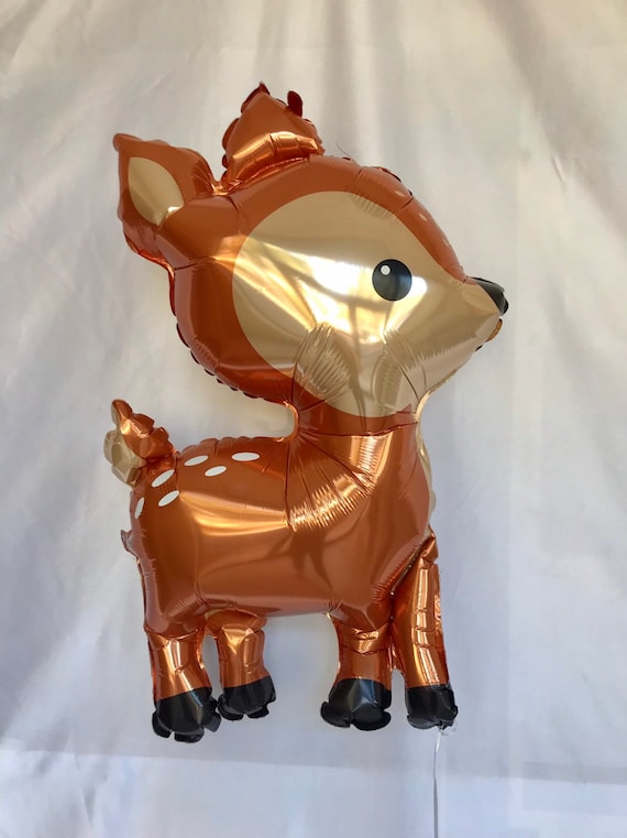 Baby Deer Balloon - Woodland Decorations - Fawn Balloons - Boho Baby ...