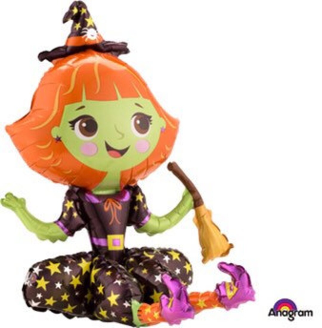 Cute Witch Balloon Easy Halloween Balloon Kids Halloween Party Non ...