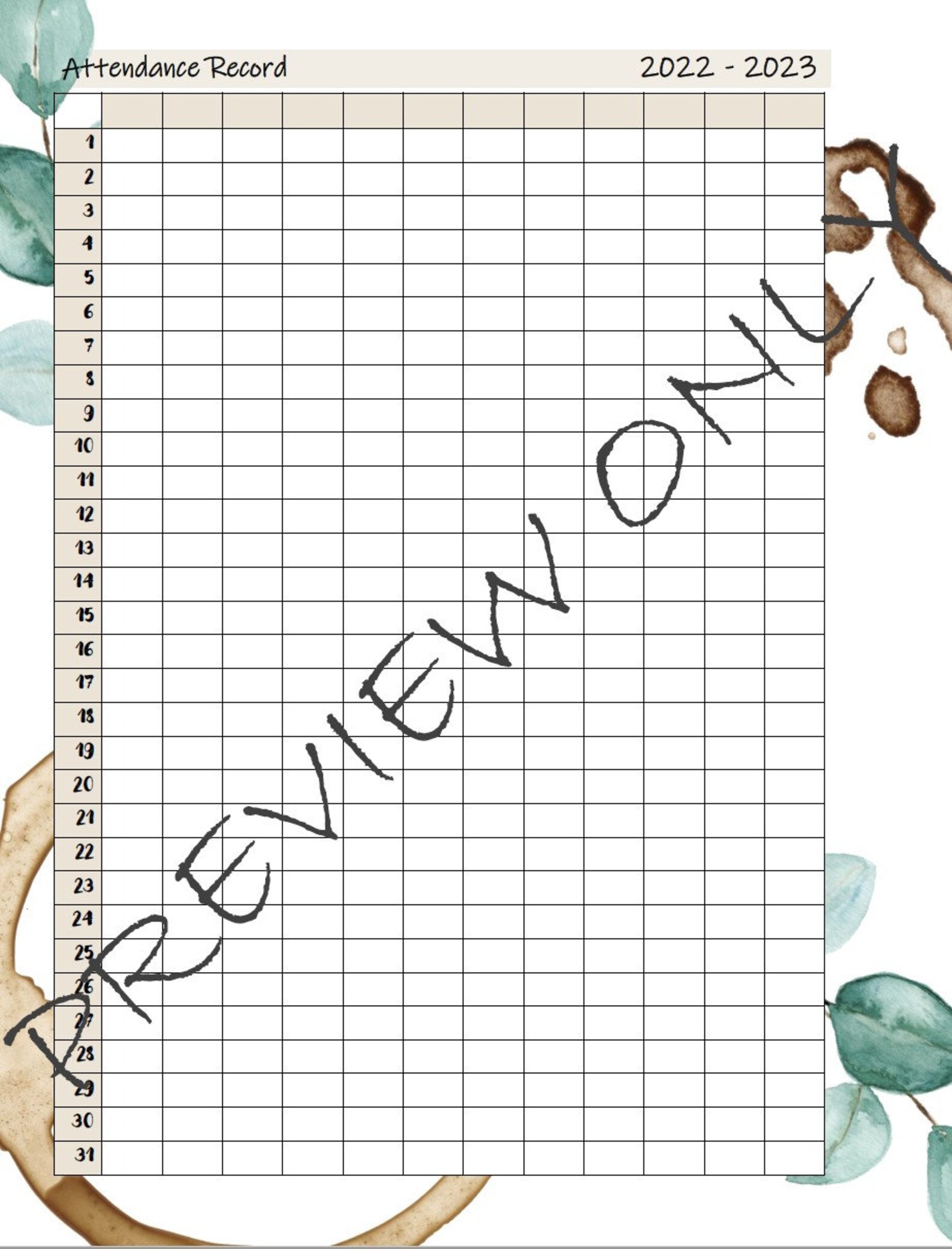 Coffee Themed Homeschool Planner - Etsy