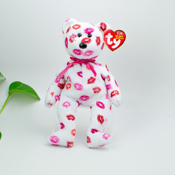 Ty Beanie Baby Kissy Bear - Etsy