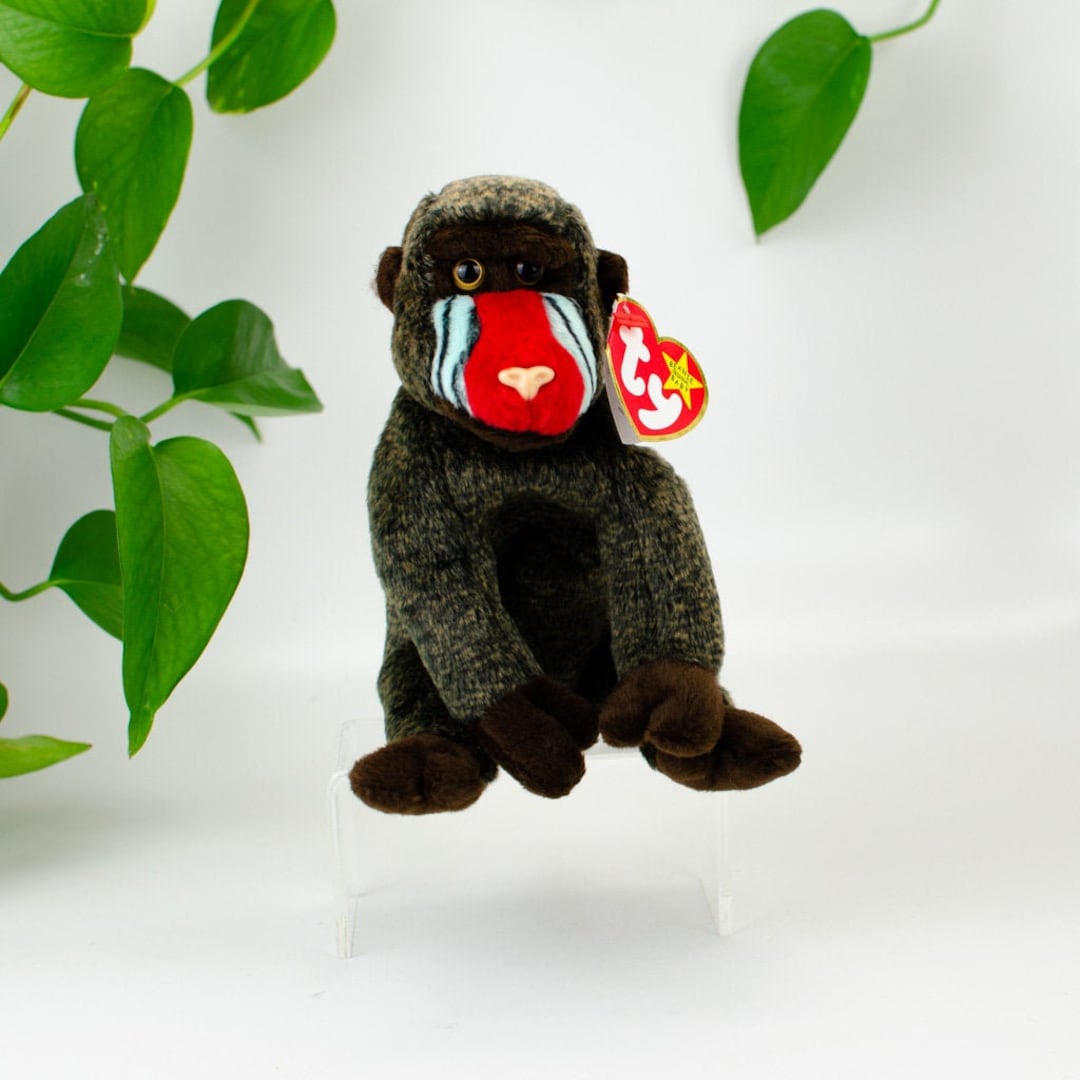 Ty Beanie Baby Cheeks the Baboon - Etsy