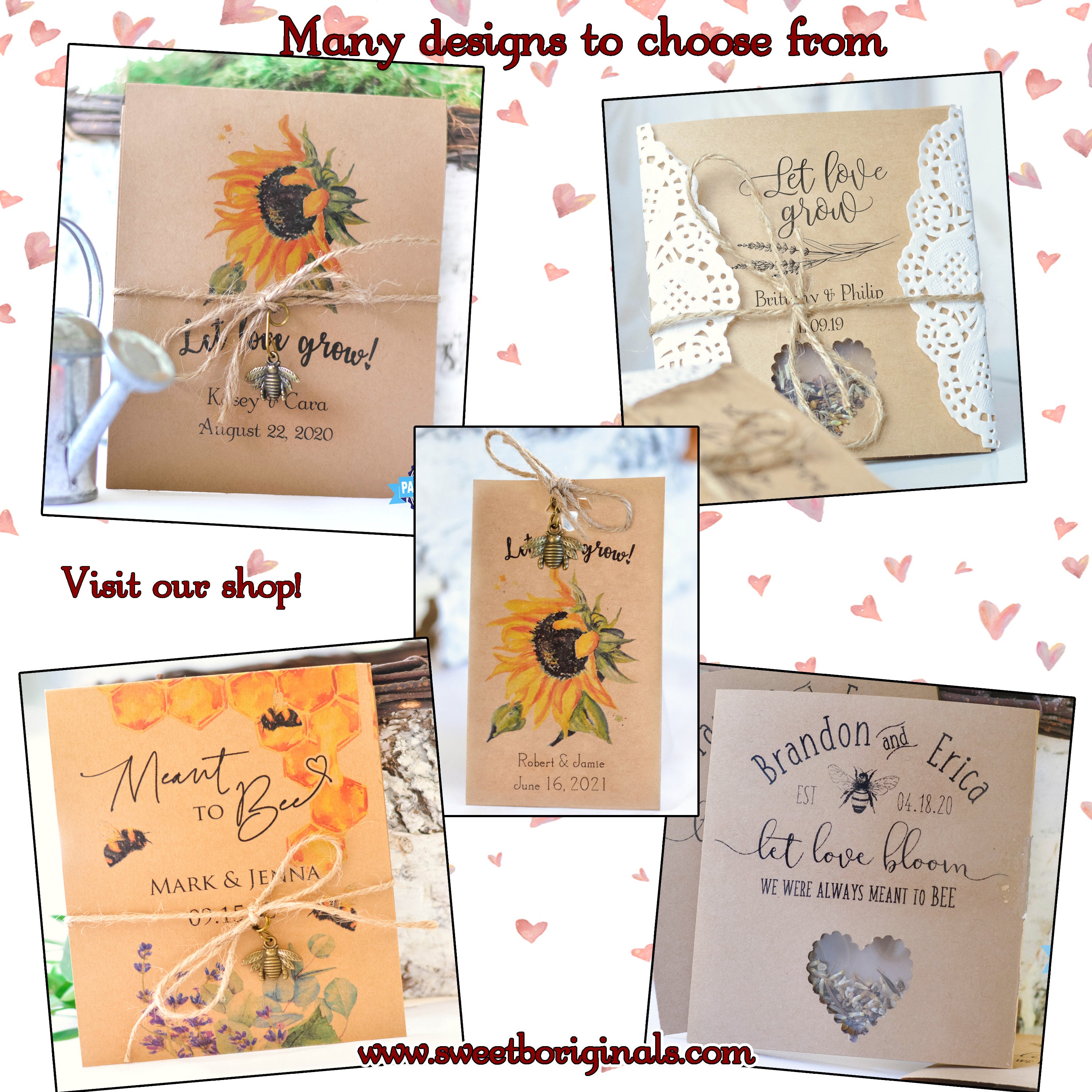 Family Reunion Wildflower Seed Packet Favor, Family Reunion Favors ...