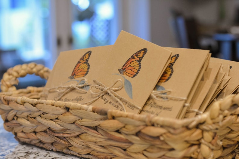 Funeral Favor Robin Memorial Seeds Celebration of Life Bird - Etsy