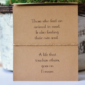 Funeral Favor, Memorial Favor, Feed the Squirrels Memorial Gift ...