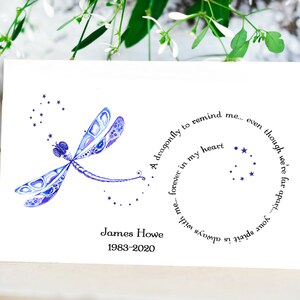 Wildflower Seed Packet Funeral Favors: Dragonfly Memorial Gifts ...