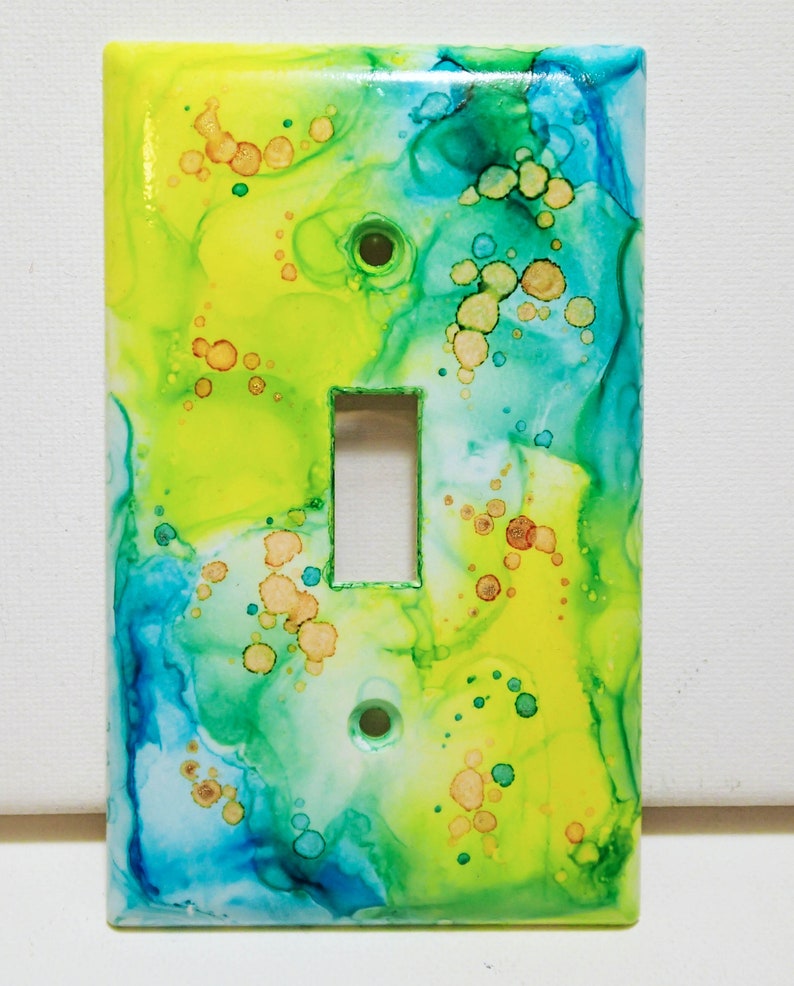 Decorative Light Switch Plate Cover Painted Outlet Plate Wall - Etsy