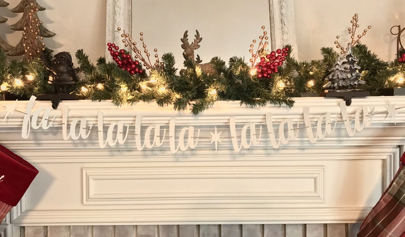 Fa La La La La Banner Christmas Decor Party Decor Tree | Etsy