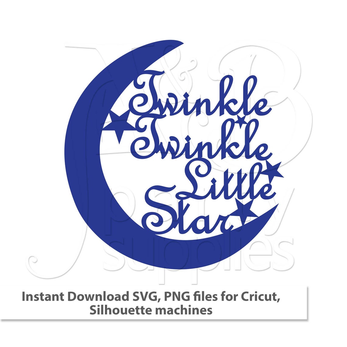 Twinkle Little Star SVG PNG File Digital Download Baby - Etsy