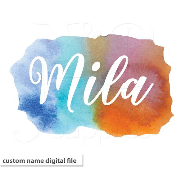 CUSTOM NAME Sublimation Design Downloads Digital Download - Etsy