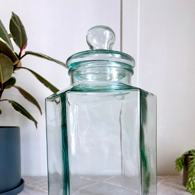 Large Glass Jar - Etsy