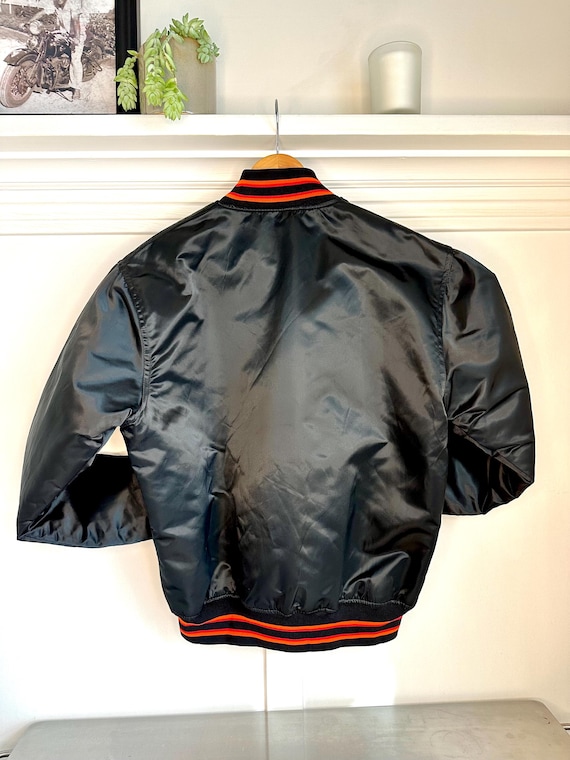 RARE Vintage Miami Heat Starter Jacket Black + Red Ma… - Gem