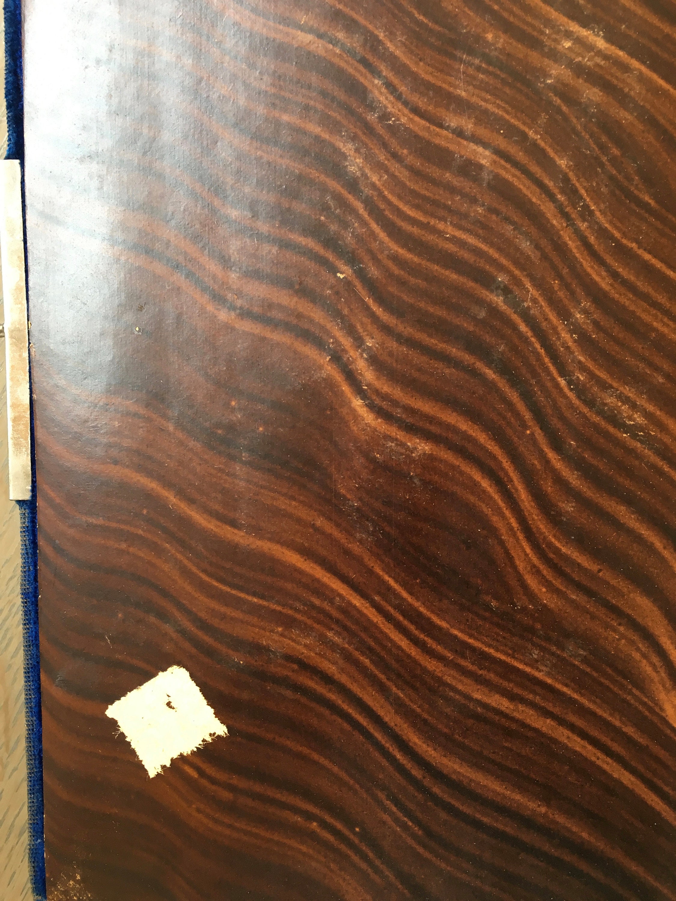 Antique Blue Velvet Portrait Photo Album - Etsy