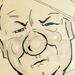 Vintage W.C. Fields Illustration - Etsy