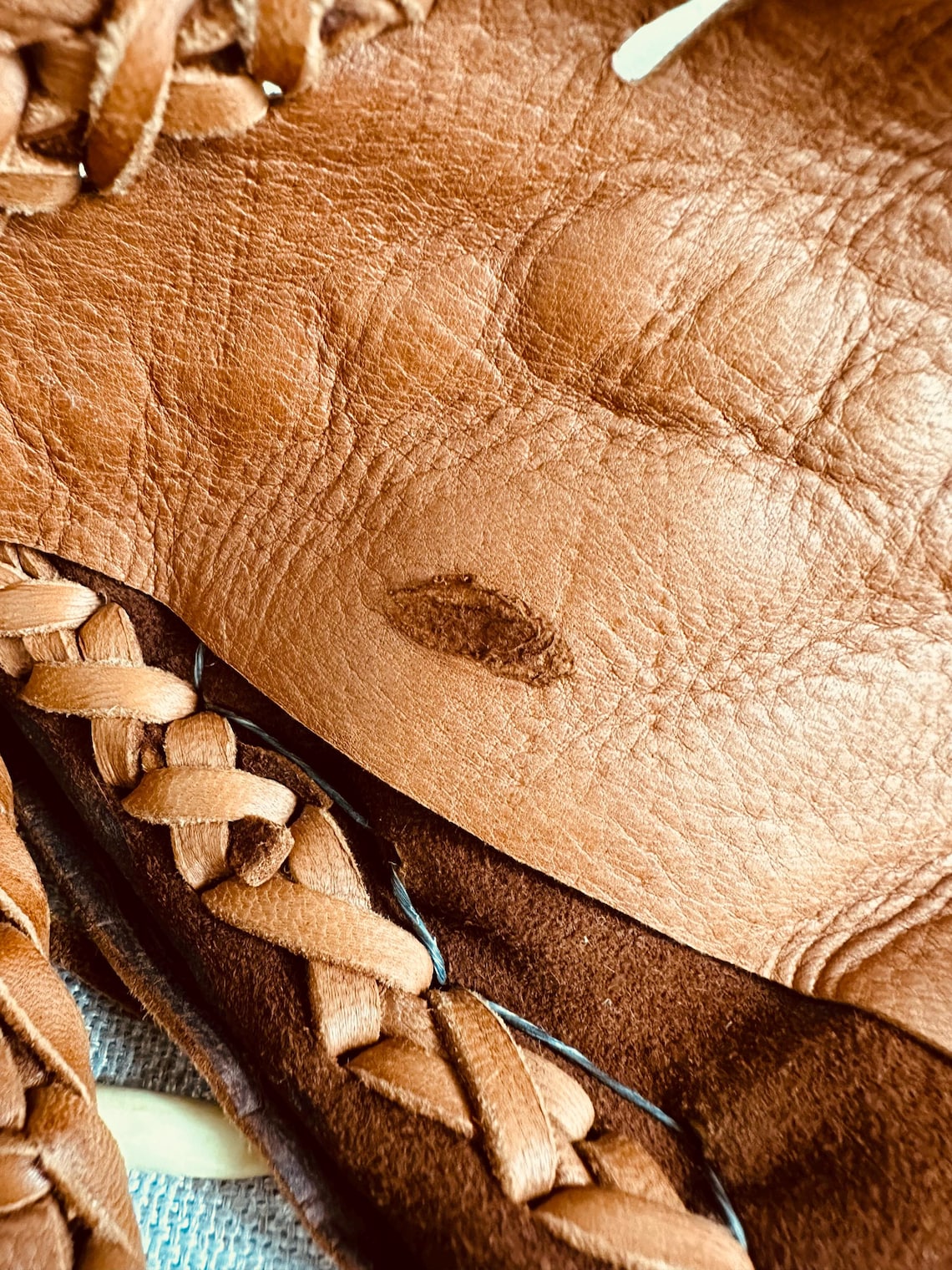 1970s Mahopa Fringe Leather Vest, Handmade - Etsy