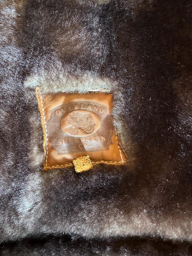 1970s Overland Sheepskin Shearling 3/4 Length Coat - Etsy