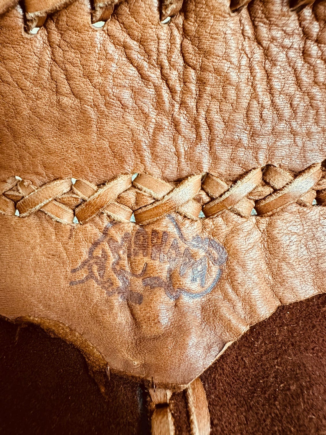 1970s Mahopa Fringe Leather Vest, Handmade - Etsy