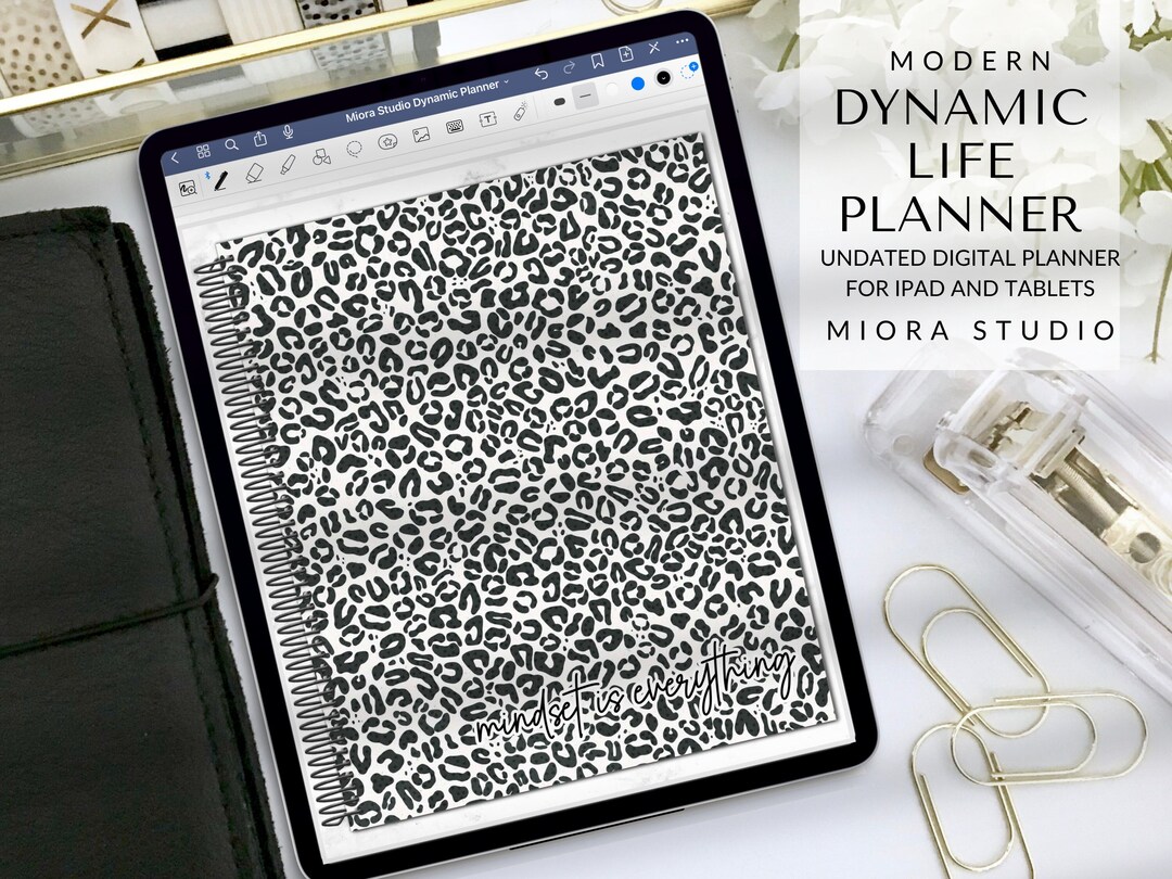 Undated Dynamic Digital Life Planner/hyperlinked Monthly, Weekly and ...