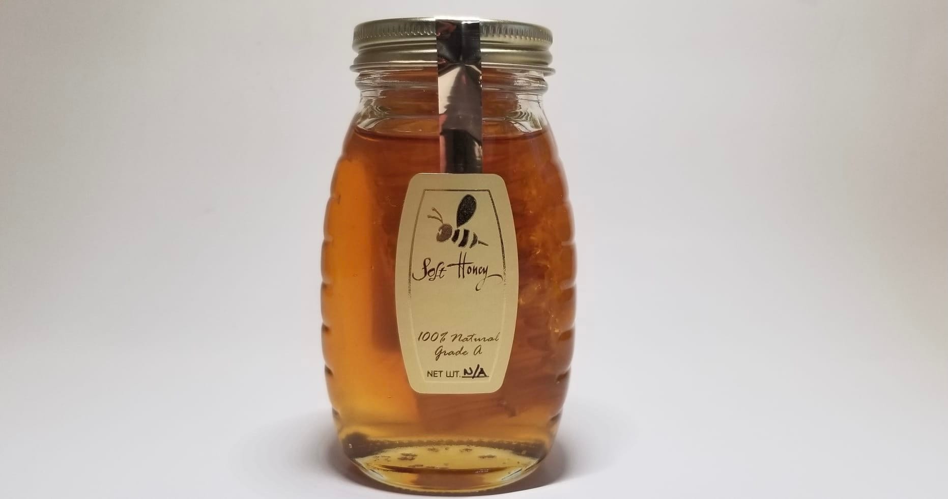 Raw Chunk Honey. 8oz Wildflower Raw Honey With Honeycomb. Long Island ...