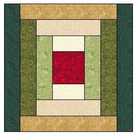 Courthouse Steps Quilt Block Pattern - Etsy