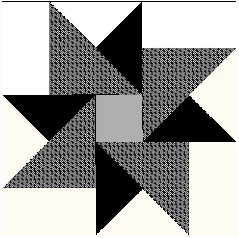 Pinwheel Star Quilt Block Pattern - Etsy