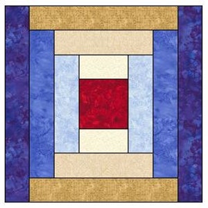 Courthouse Steps Quilt Block Pattern - Etsy