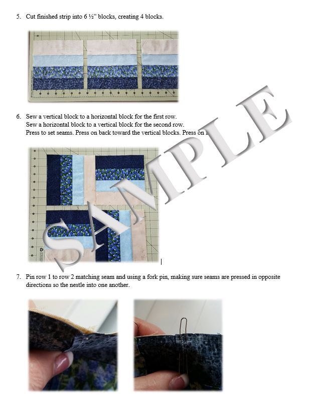 Courthouse Steps Quilt Block Pattern - Etsy