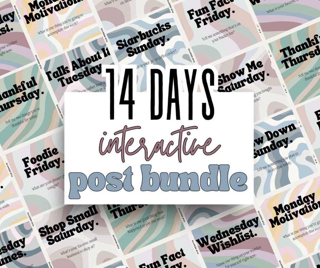 14 Facebook Templates | Interactive Social Media Posts | Facebook ...