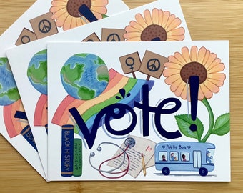 Postcards to Voters - Etsy