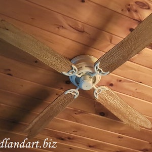 Dragon Fly Wings Laser Engraved Decorative Wooden Ceiling Fan Blades - Etsy