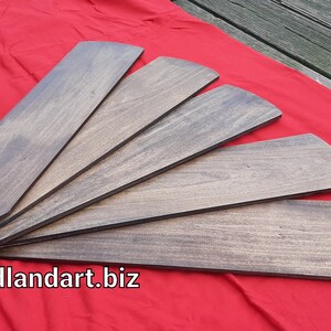 Blank Laser Cut Decorative Solid Wood Ceiling Fan Blades - Etsy