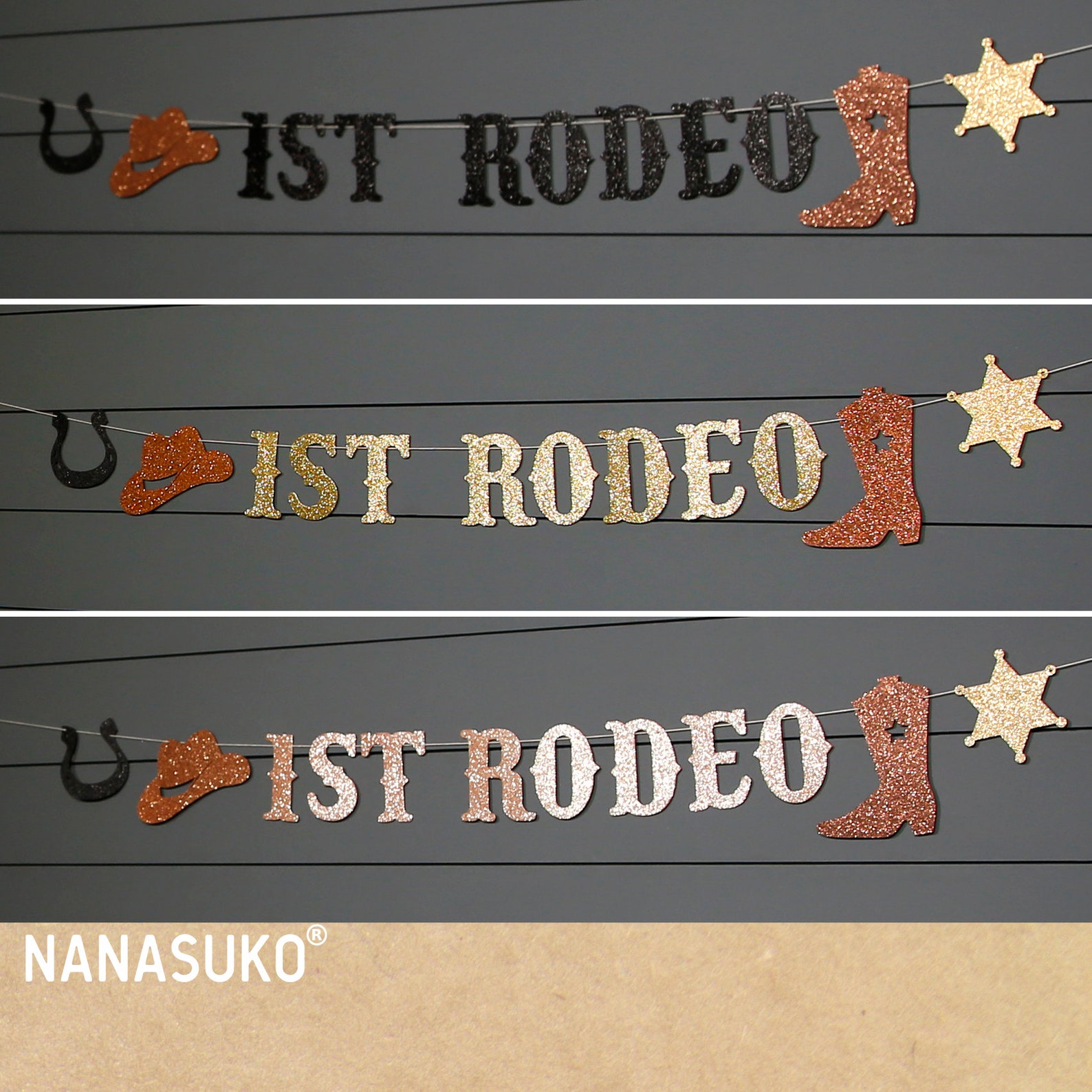 1st Rodeo Banner Rodeo Birthday Banner Western Theme Party - Etsy