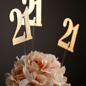 21 Centerpiece Sticks, Twenty First Birthday Centerpiece Sticks, Twenty ...