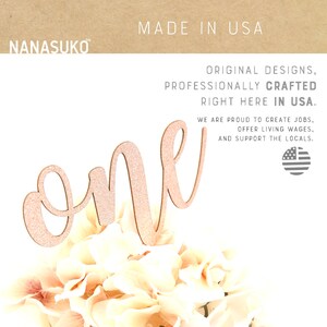 One Cake Topper, First Birthday Cake Topper, Gold Glitter Party ...