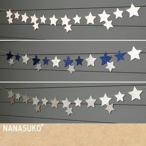 Star Garland, Twinkle Twinkle Little Star, Gender Reveal Banner, Baby ...