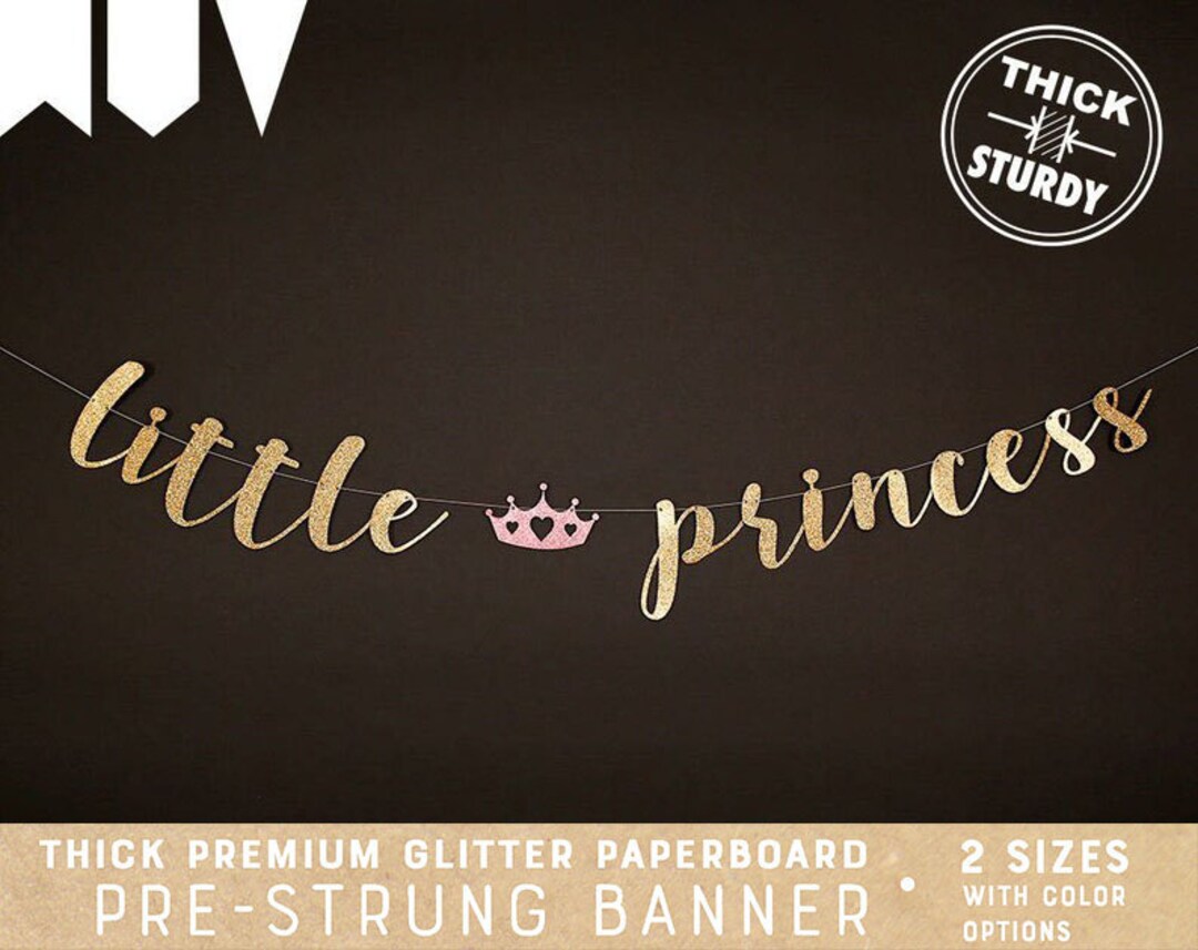 Little Princess Banner, Fairy Tale Baby Shower, Princess Baby Shower ...
