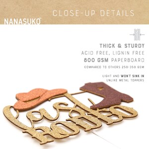 Last Rodeo Cake Topper, Western Theme Bachelorette Cake Topper, Nash ...