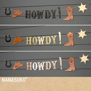 HOWDY Banner, Rodeo Birthday Banner, Western Theme Party, Nash Bash ...