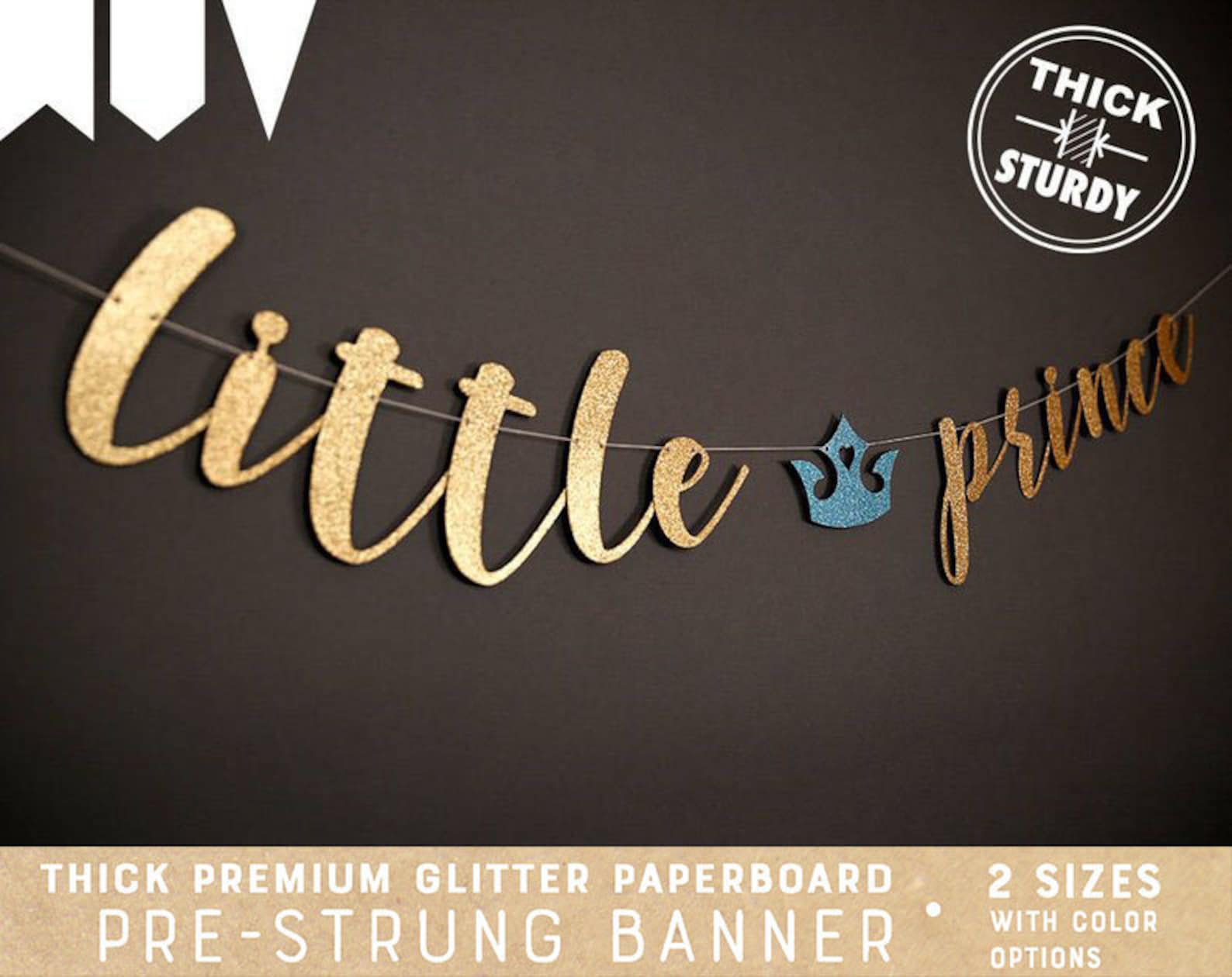 Little Prince Banner Fairy Tale Baby Shower Prince Baby - Etsy