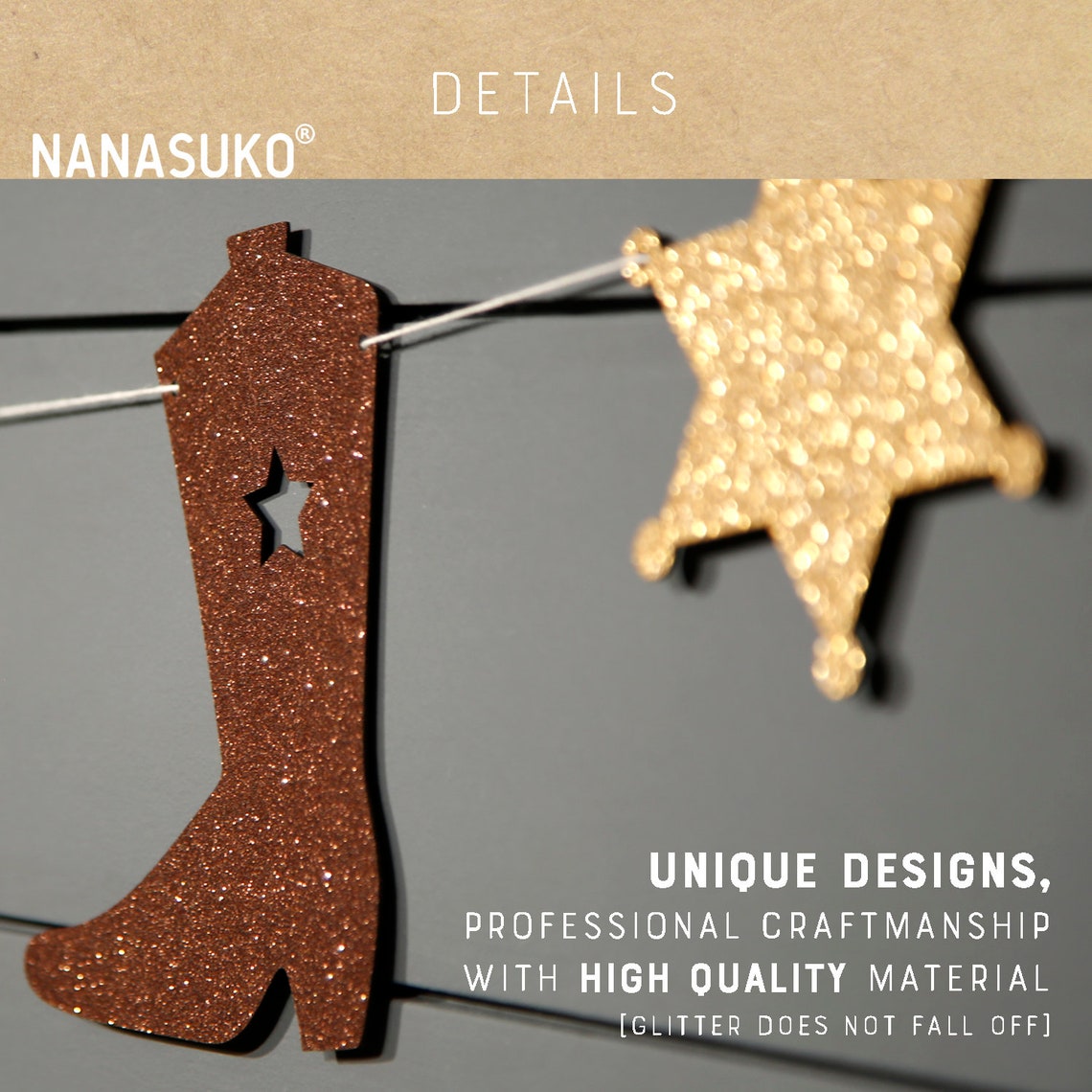 HOWDY Banner Rodeo Birthday Banner Western Theme Party Nash | Etsy