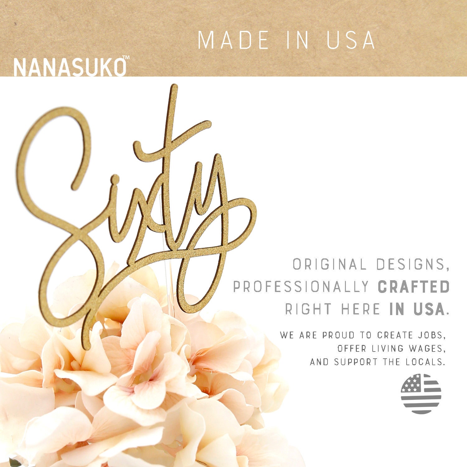 Sixty Cake Topper Milestone Birthday Cake Topper Glitter | Etsy