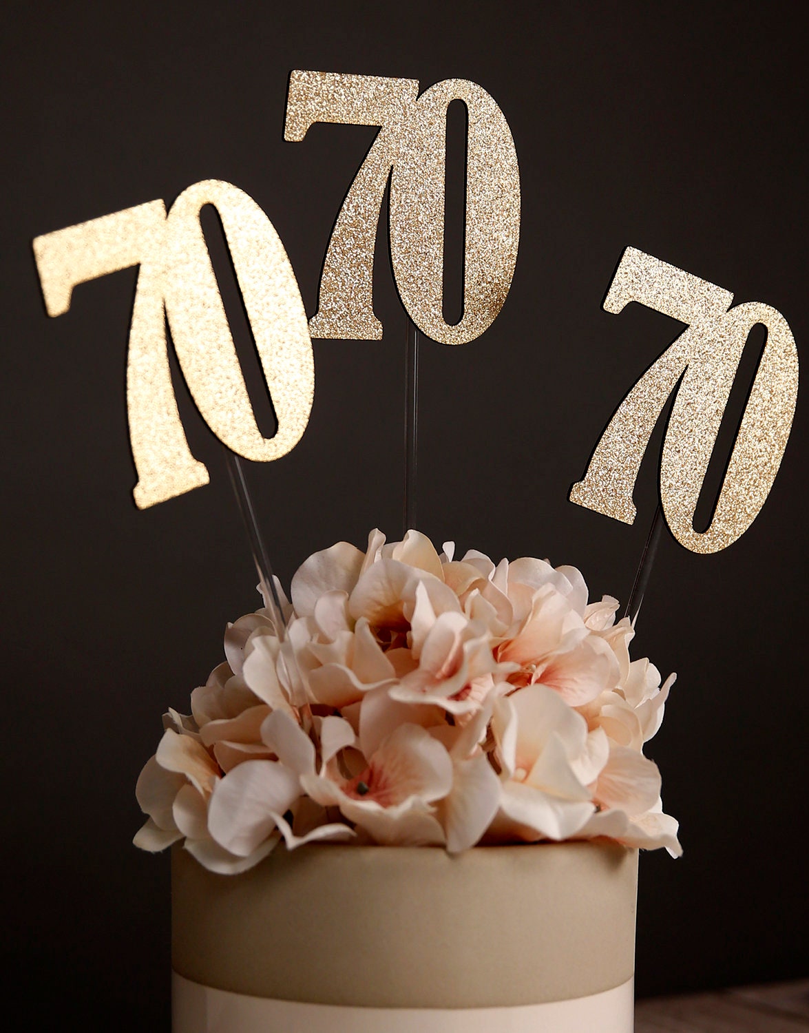 70 Centerpiece Sticks Seventieth Birthday Centerpiece Sticks - Etsy