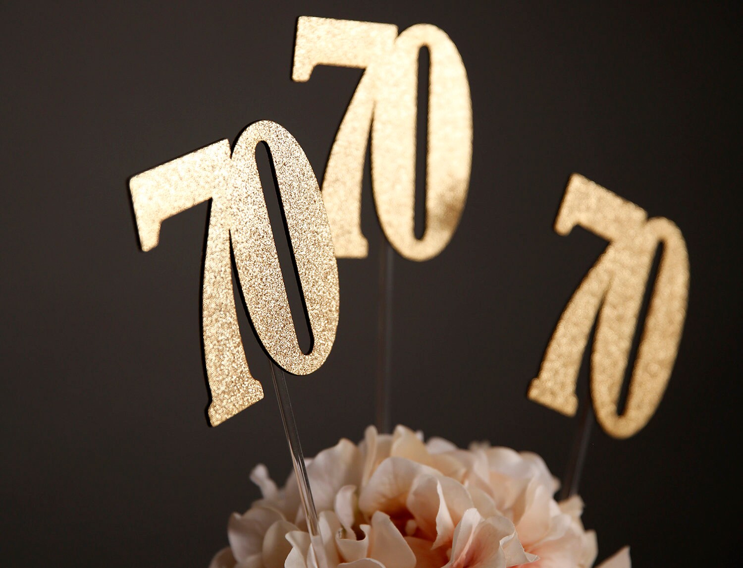 70 Centerpiece Sticks Seventieth Birthday Centerpiece Sticks - Etsy