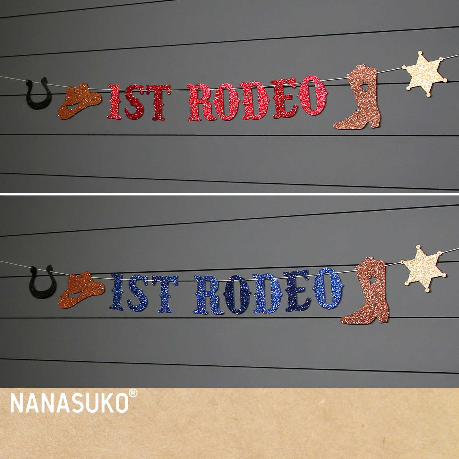 1st Rodeo Banner Rodeo Birthday Banner Western Theme Party - Etsy