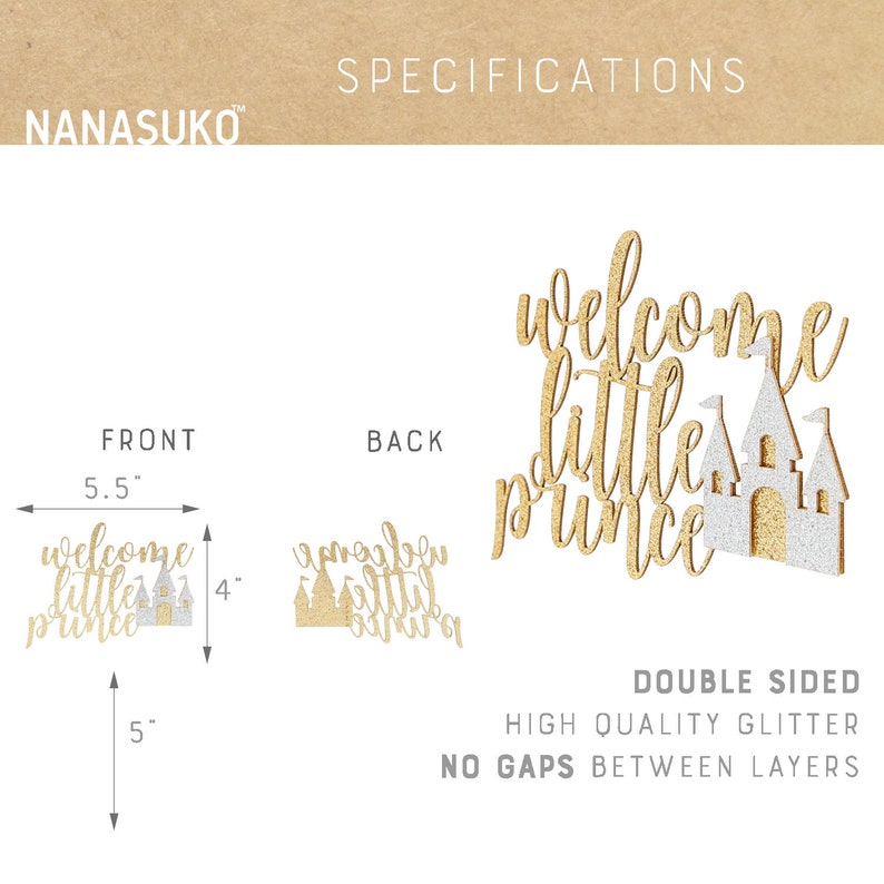 Welcome Little Prince Cake Topperbaby Shower Cake Topper - Etsy