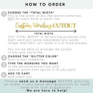 Personalized Words Cutout Sign, Custom Name Cutout, Laser Cut Non ...