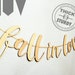 Fall in Love Banner, Gold Glitter Party Decorations, Cursive Banner - Etsy