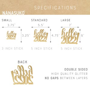 Hello 2022! Cake Topper, Cursive Lettering Style, New Year Cake Topper ...